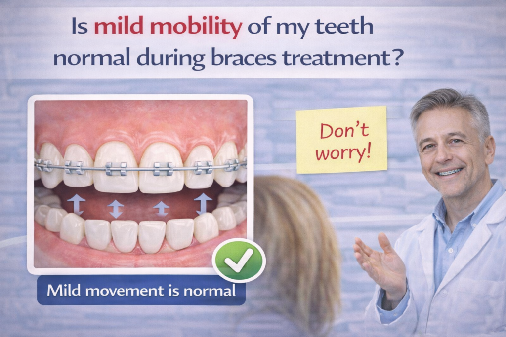 Know Reason for Teeth mobility during braces treatment